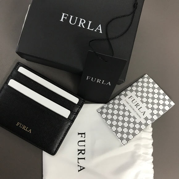 Furla | Bags | Furla Onyx Classic Leather Credit Card Case | Poshmark